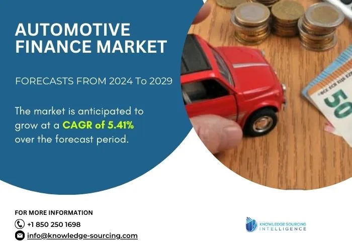 Automotive Finance Market Size, Share & Trends: Report, 2024-2029